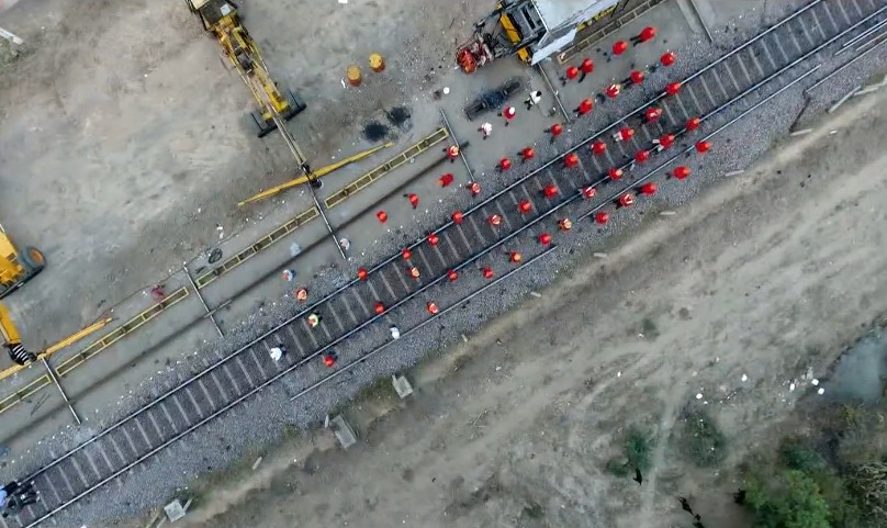 Completed Railway Track | Construction Projects By | Railtech