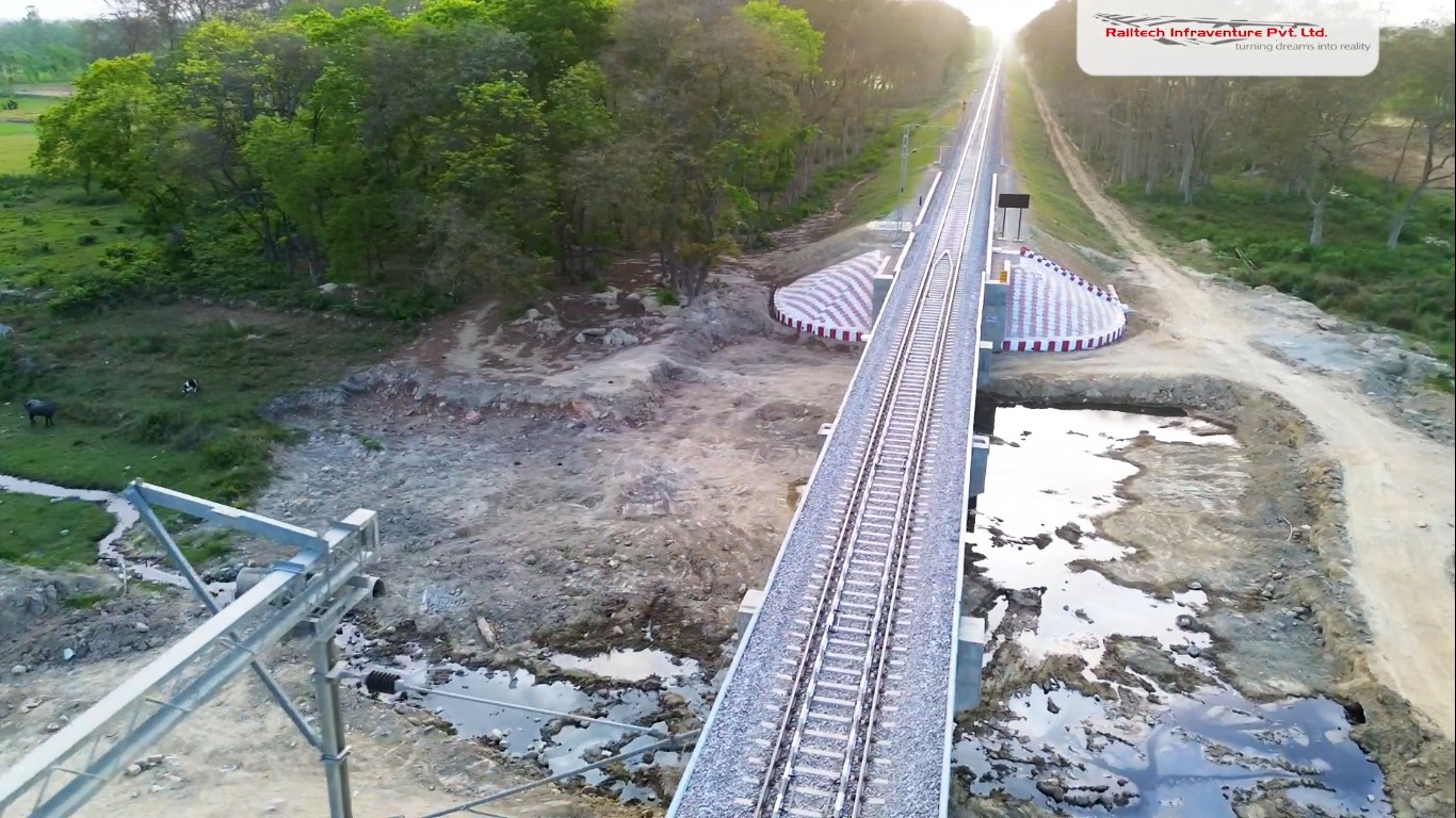 Completed Railway Track | Construction Projects By | Railtech
